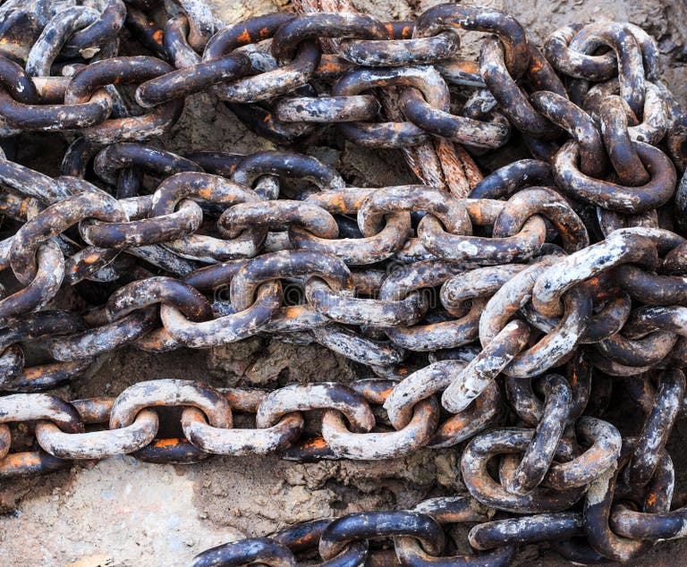 Chain in Construction Sites Stock Photo - Image of chain, construction ...