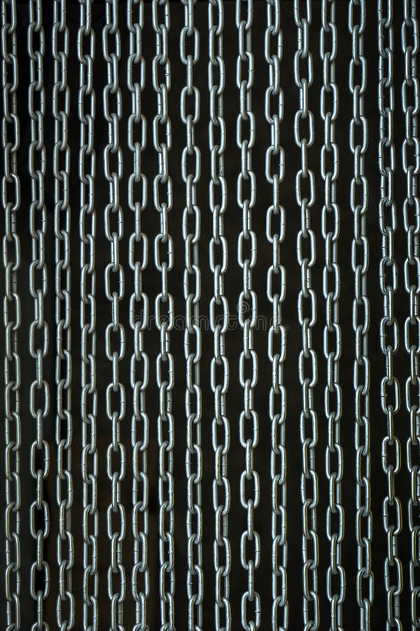 Chain curtain stock illustration. Illustration of background - 80173201