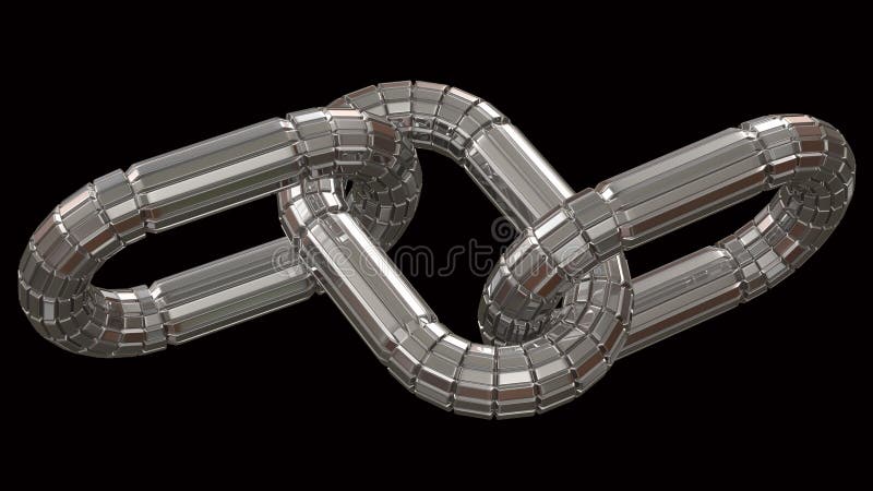 Chain 3d rendering stock illustration. Illustration of power - 137585684