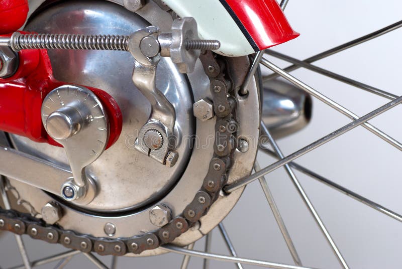 Chain drive stock image. Image of motorcycle, hardware - 14593785