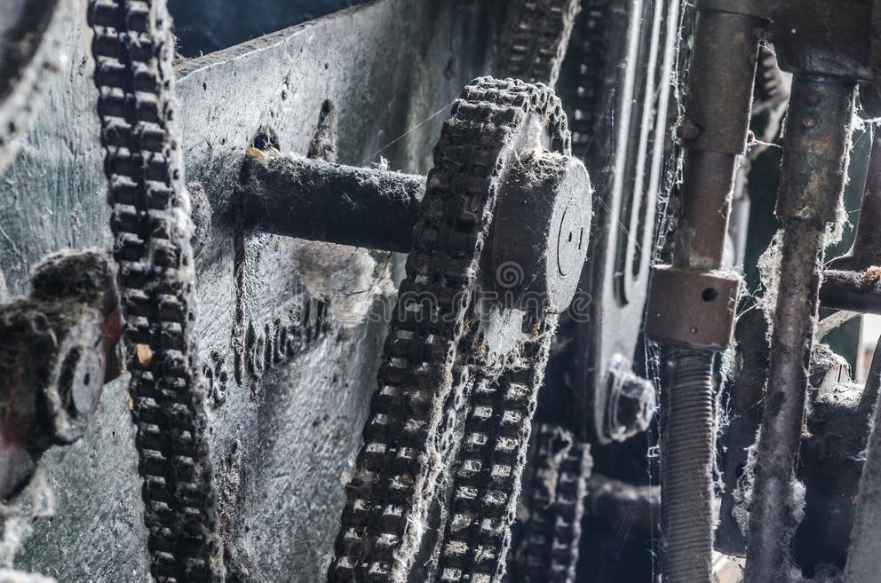 Chain drive of machine stock photo. Image of places, monument - 83102094