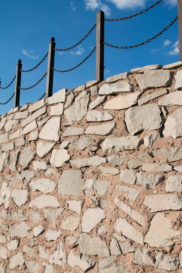 Chain fence stock image. Image of view, landscape, wall - 59712495