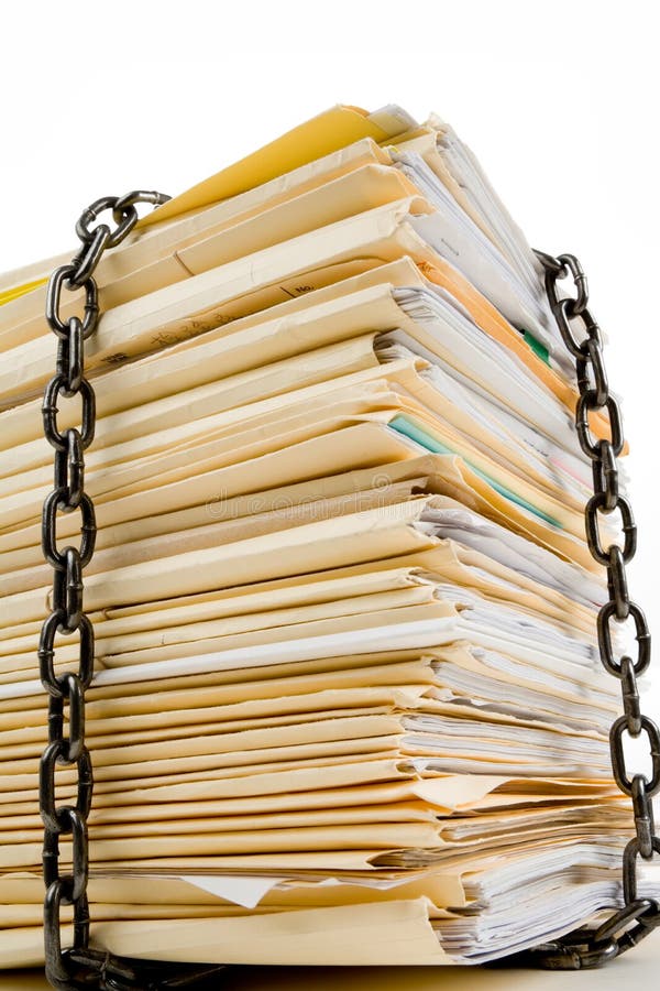 Stack of office files stock image. Image of organisation - 11567485