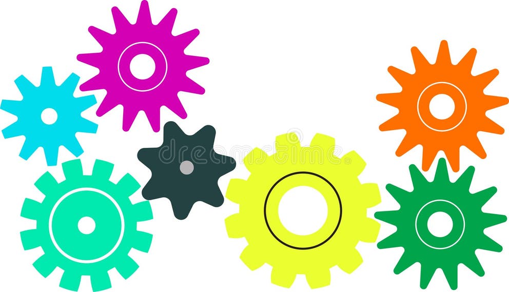 Chain Gear Algorithms, Multiple Gear Chain Cycle, Moving Gear Stock ...