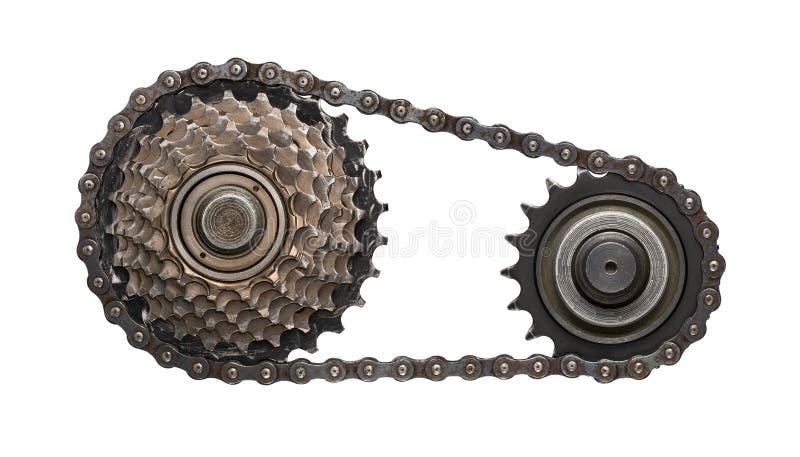 Chain gear stock image. Image of macro, background, bolt - 47356575