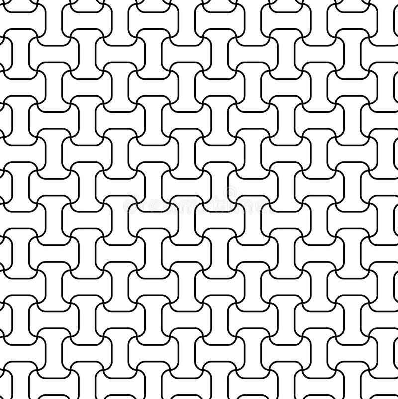Chain Grid Art Pattern Texture Seamless Vector Stock Vector ...
