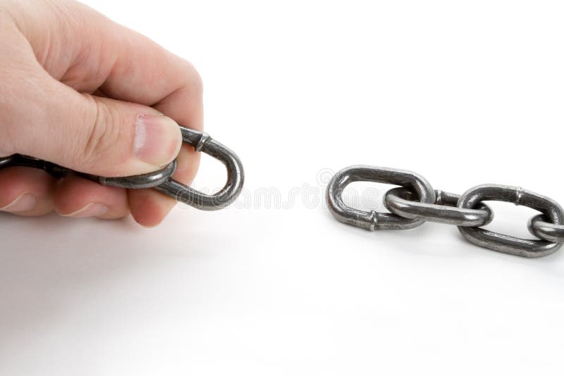 Chain and Hand stock image. Image of hand, chain, unity - 205903219