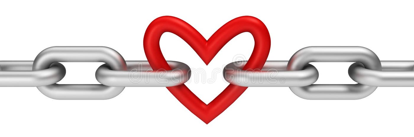 Chain Heart Stock Illustrations – 13,096 Chain Heart Stock ...
