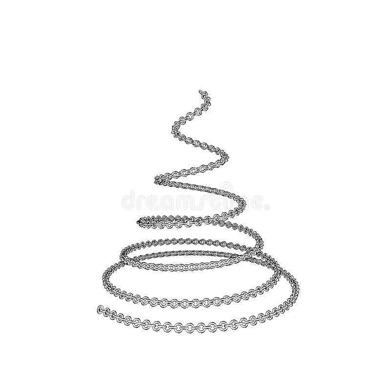 DNA Helix Isolated. 3d Render Stock Illustration - Illustration of ...