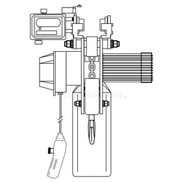 Cartoon Chain Hoist Stock Illustrations – 101 Cartoon Chain Hoist Stock ...