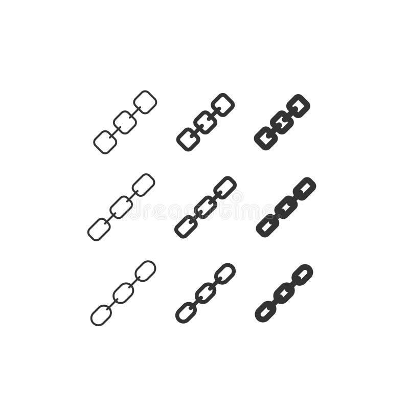 Chain Icon. Link Symbol. Sign Lock Vector Stock Illustration ...