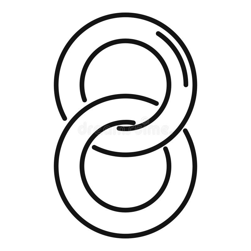 Chain Icon Outline Vector. Computer Internet Stock Vector ...