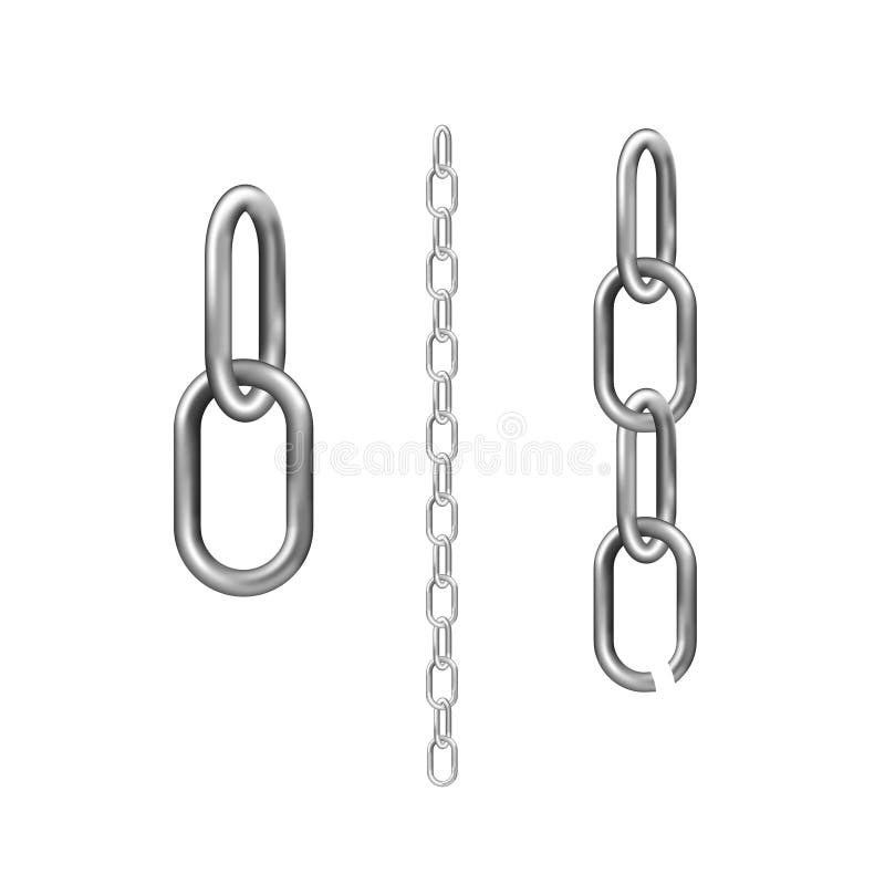 Chain Illustration Isolated Stock Vector - Illustration of necklace ...
