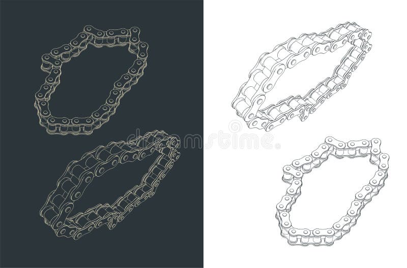 Chain illustration stock vector. Illustration of metal - 207989527