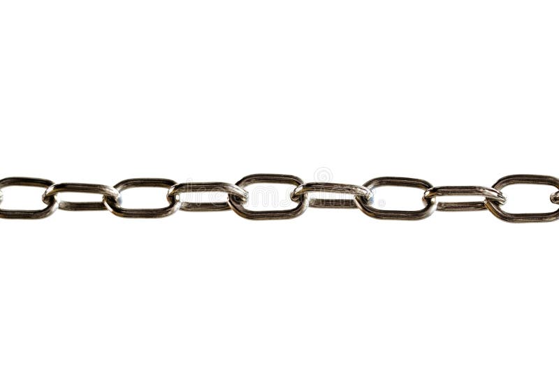 Rusty Chain Isolated on White Stock Image - Image of aged, links: 5484119