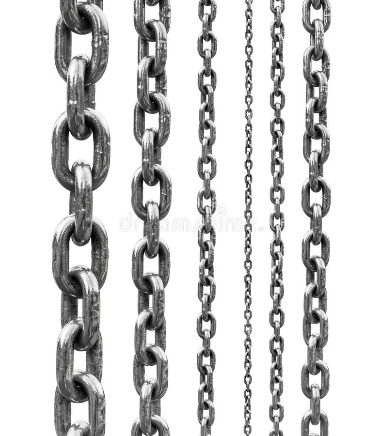 Chain isolated on white stock photo. Image of element - 170059750