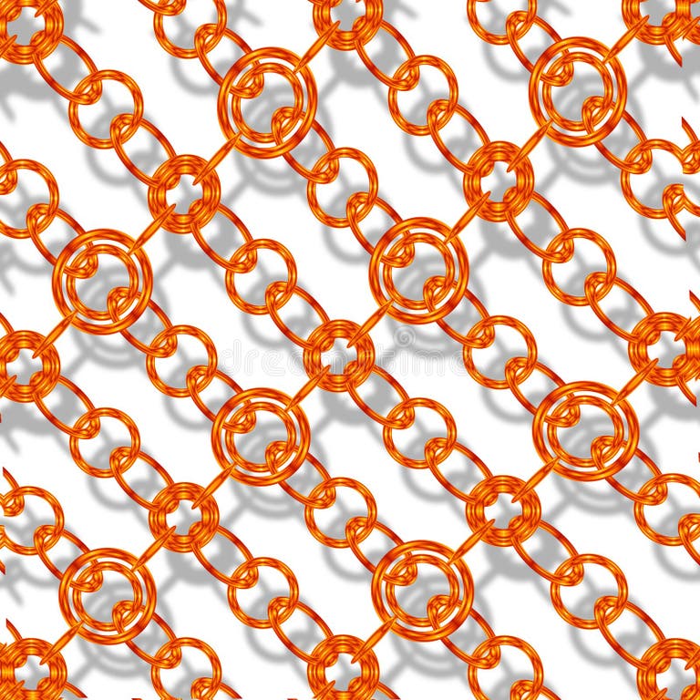 Polished Golden Chain Link Stock Illustrations – 162 Polished Golden ...