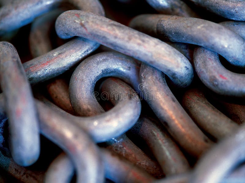 Chain link stock image. Image of link, metal, steel, stainless - 650823