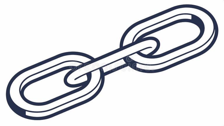 Chain Link, Connection, Strength, and Industrial Element Vector Design ...