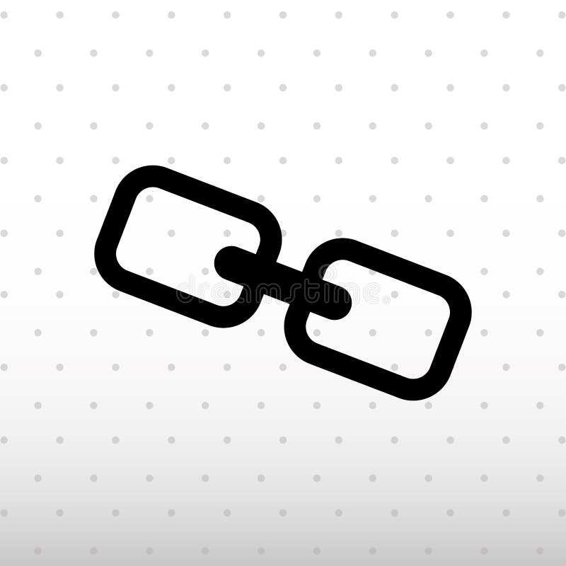 Chain link design stock illustration. Illustration of isolated - 68624032