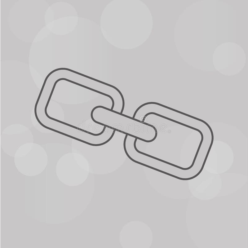 Chain link design stock illustration. Illustration of attach - 68625154