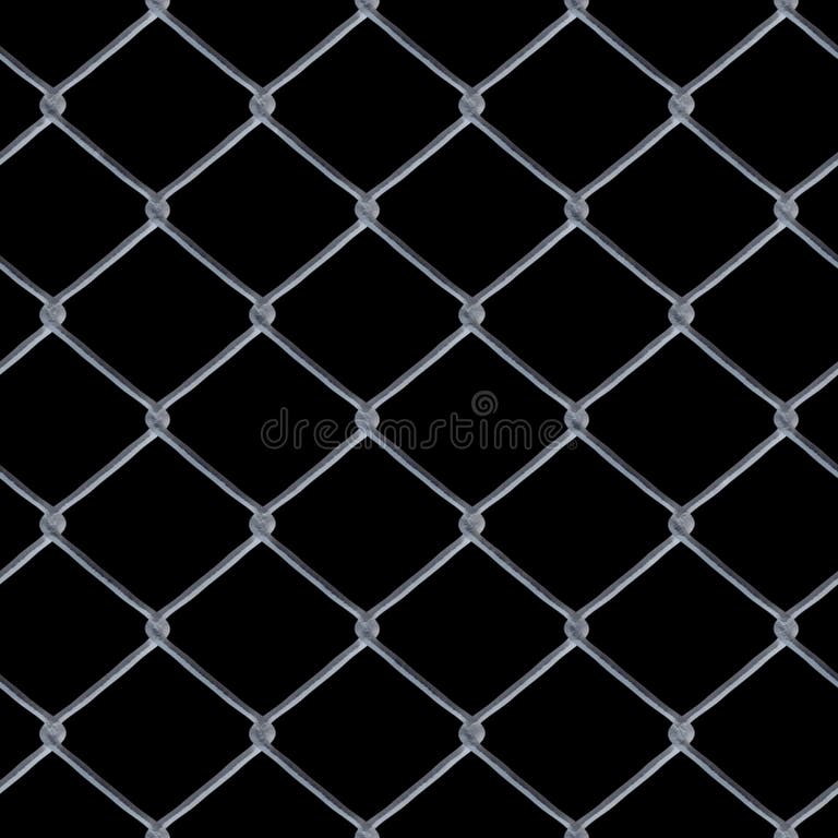 Chain Link Fence Drawing Stock Illustrations – 633 Chain Link Fence ...