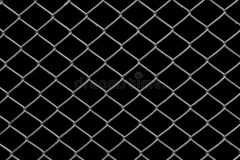 Black Chain Link Fence Background