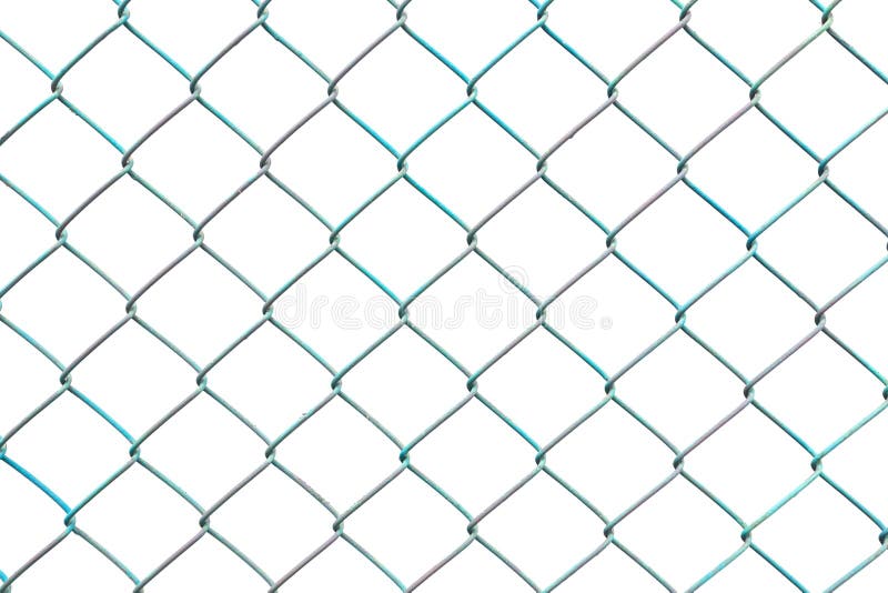 Chain Link Fence stock image. Image of white, border - 44551859