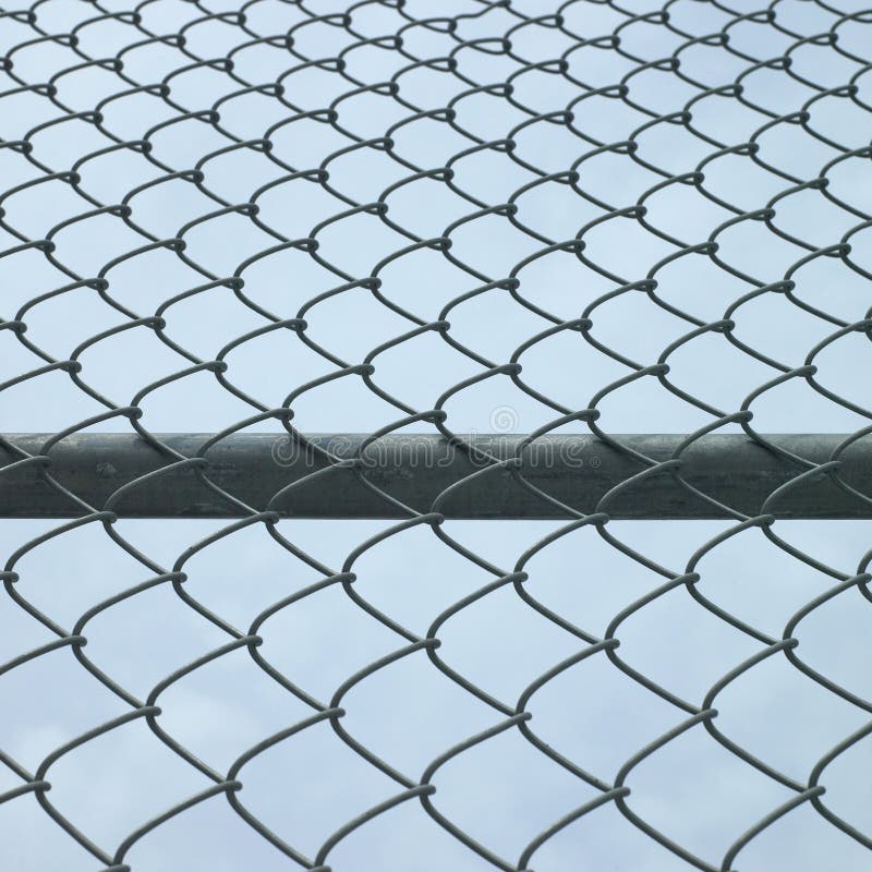 Chain Link Fence stock image. Image of barricade, property - 52118631