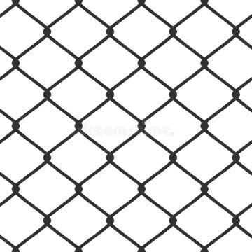 Chain Link Fence Vector stock vector. Illustration of dimensional - 8346002