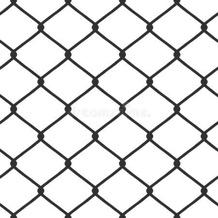 Chain Link Fence Vector stock vector. Illustration of dimensional - 8346002
