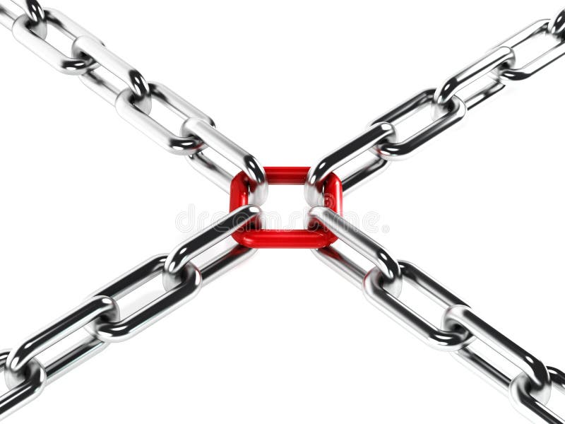 Chain link stock illustration. Illustration of isolated - 48194623