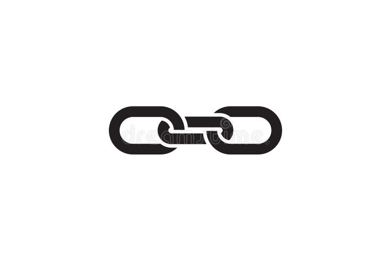 Chain Link Icon. Connection Sign Vector Illustration. Linked Interface ...