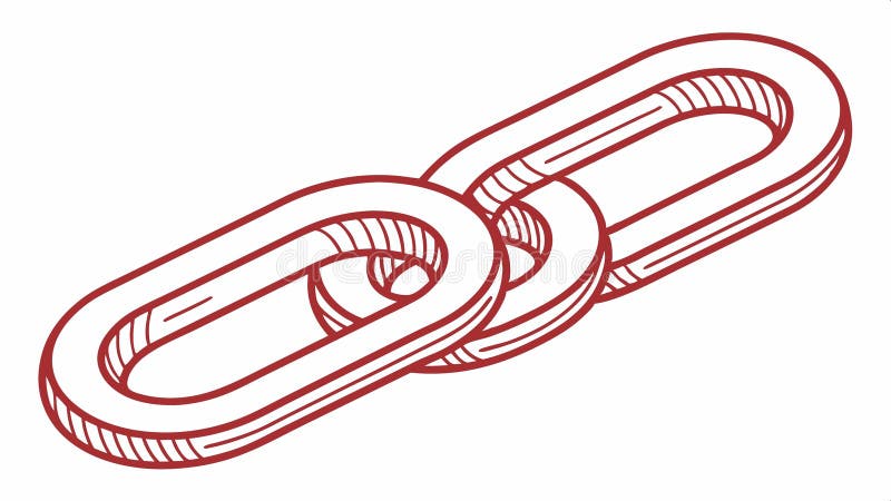 Chain Link Icon in Outline Style, Connection and Security Symbol ...