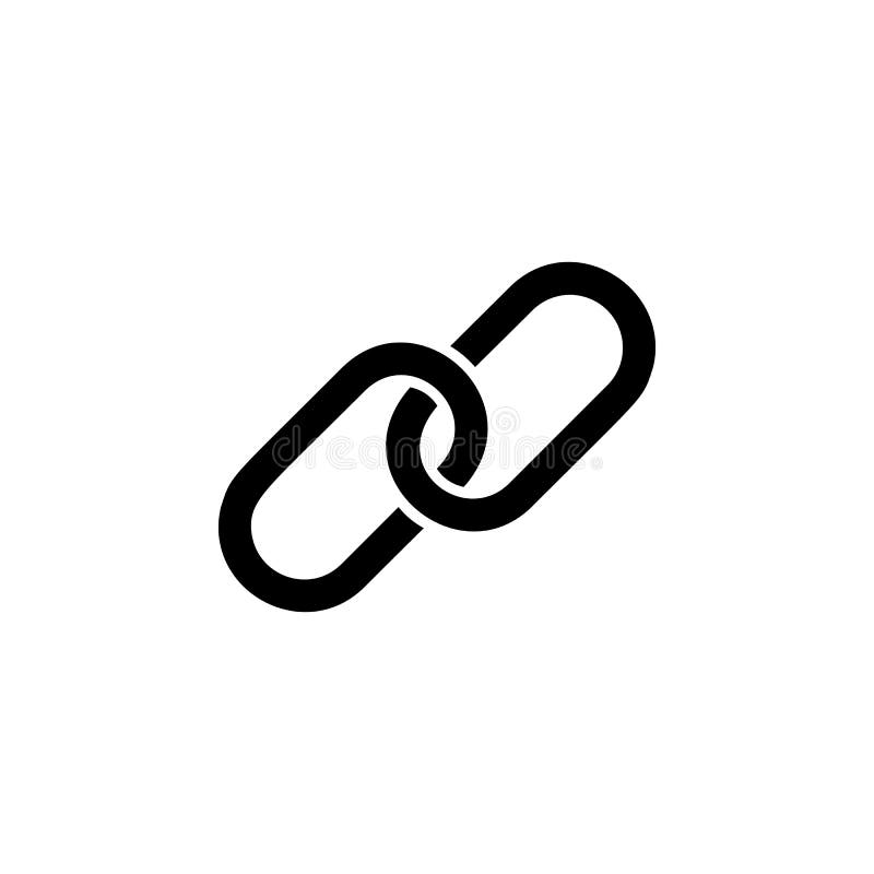 Web Link, Hyperlink, Chain Vector Icons Stock Vector - Illustration of ...