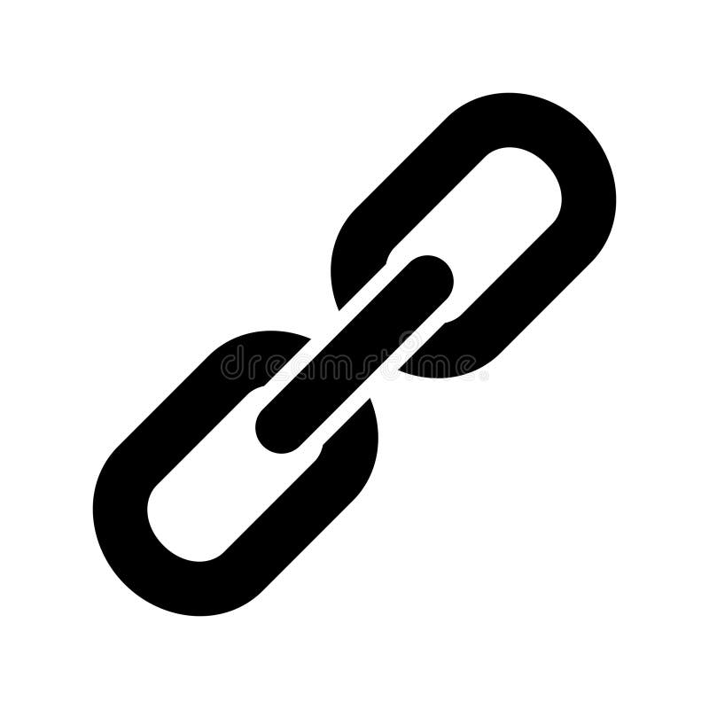 Chain link icon stock vector. Illustration of force - 306052035