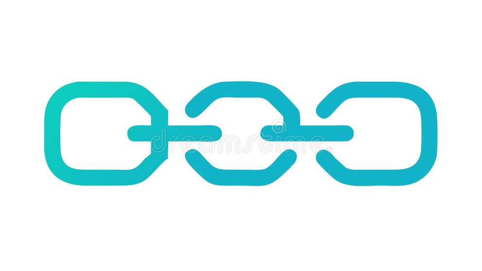 Chain Link Icon Vector Connection Security Link, Vector Design ...