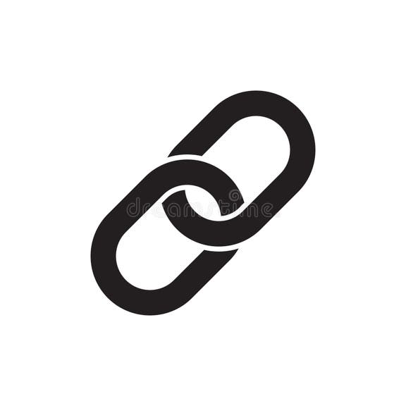 Chain, link icon vector stock vector. Illustration of sign - 141586342