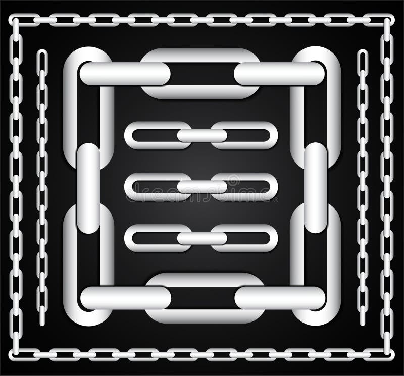 Chain Link stock illustration. Illustration of link, lock - 48608671