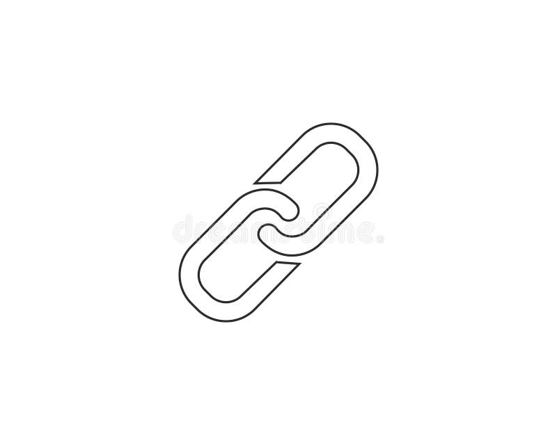 Chain, Link Outline Icon. Vector Illustration Stock Vector ...