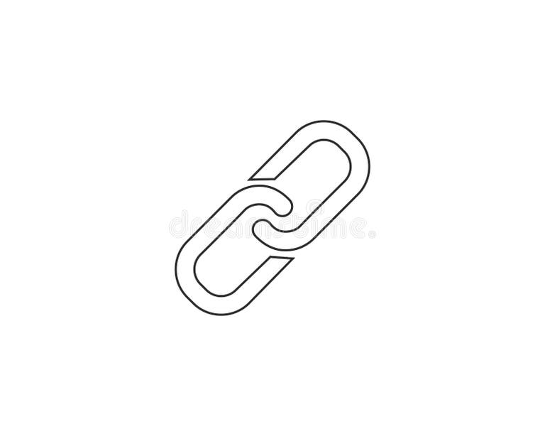 Chain, Link Outline Icon. Vector Illustration Stock Vector ...