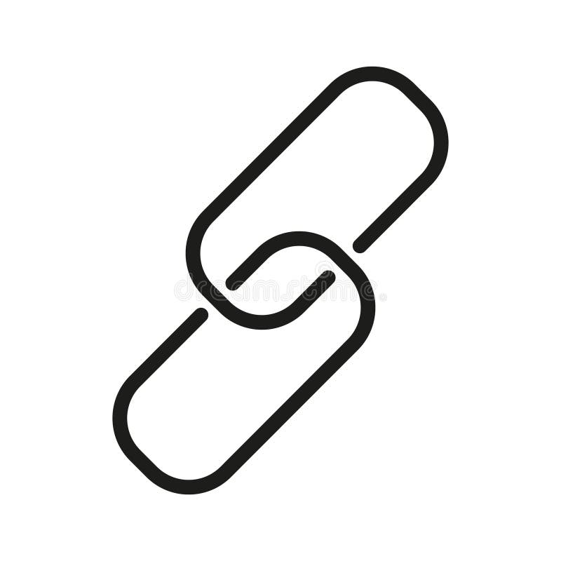 Chain Link Solid Icon. Connectivity, Networking, and Link Building ...