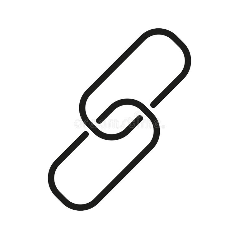 Chain Link Solid Icon. Connectivity, Networking, and Link Building ...