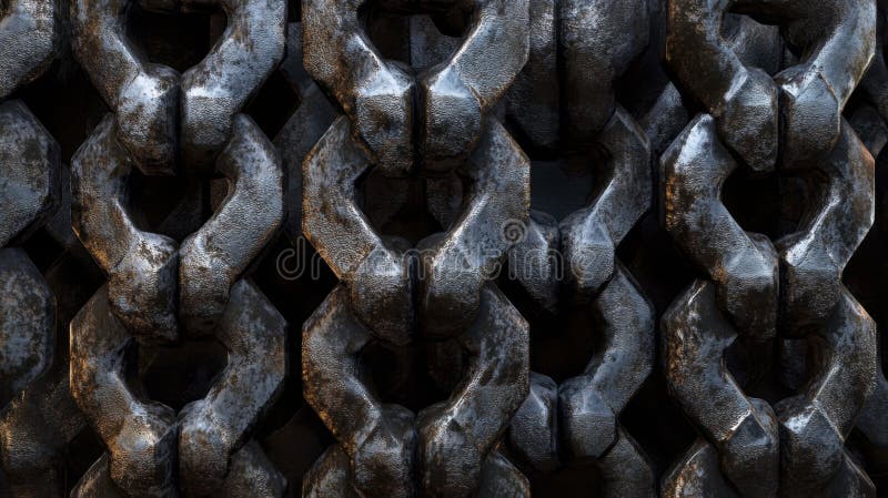 Chain Link Texture Background Stock Illustration - Illustration of ...
