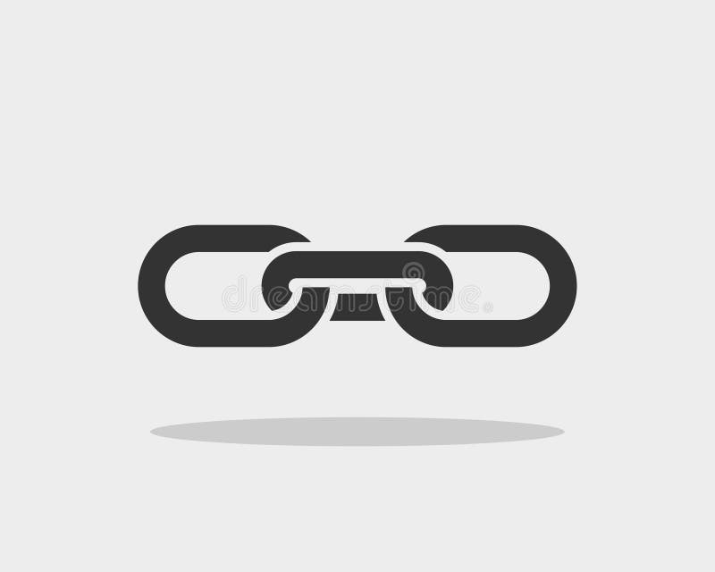 Chain Link Vector Icon. Chainlet Element Flat Design. Concept ... Chain Link Vector Icon. Chainlet Element Flat Design. Concept ...