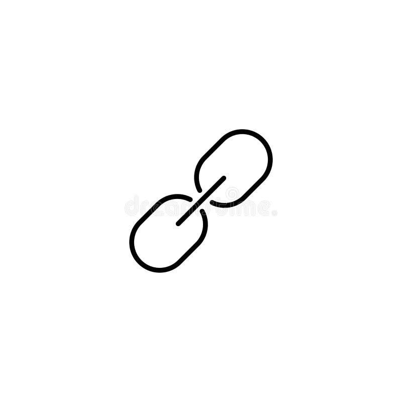 Chain Link Vector Icon. Chainlet Element Flat Design. Concept ... Chain Link Vector Icon. Chainlet Element Flat Design. Concept ...