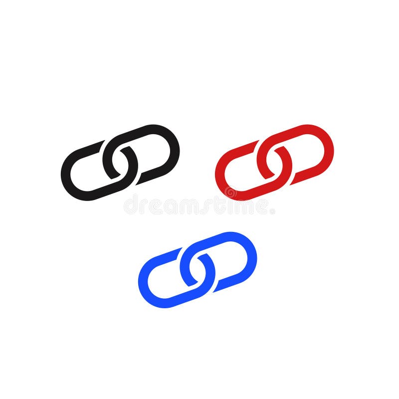 Chain Link Vector. Trust Concept Stock Vector - Illustration of ...