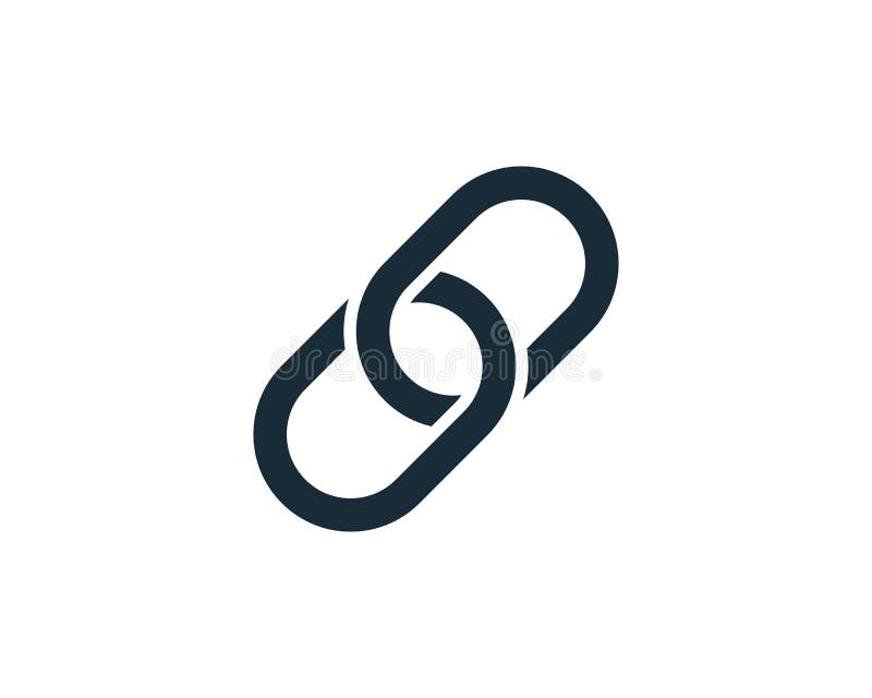 Chain Linked Connected Icon Vector Logo Template Illustration Design ...