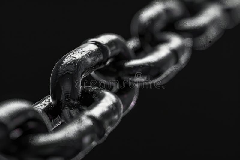 A Chain of Linked Pieces Showing Continuity Stock Illustration ...