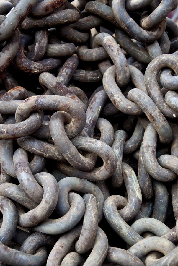 Chain links stock image. Image of mangled, strength, power - 10062605